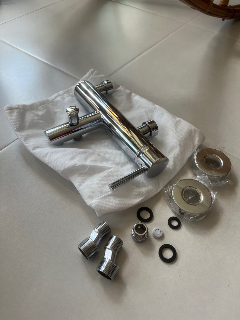 Stainless Steel Bathroom Mixer Shower, Furniture & Home Living ...