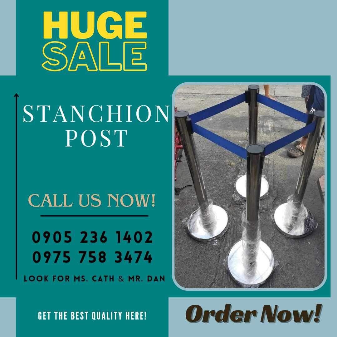 Stanchion post, Commercial & Industrial, Industrial Equipment on Carousell
