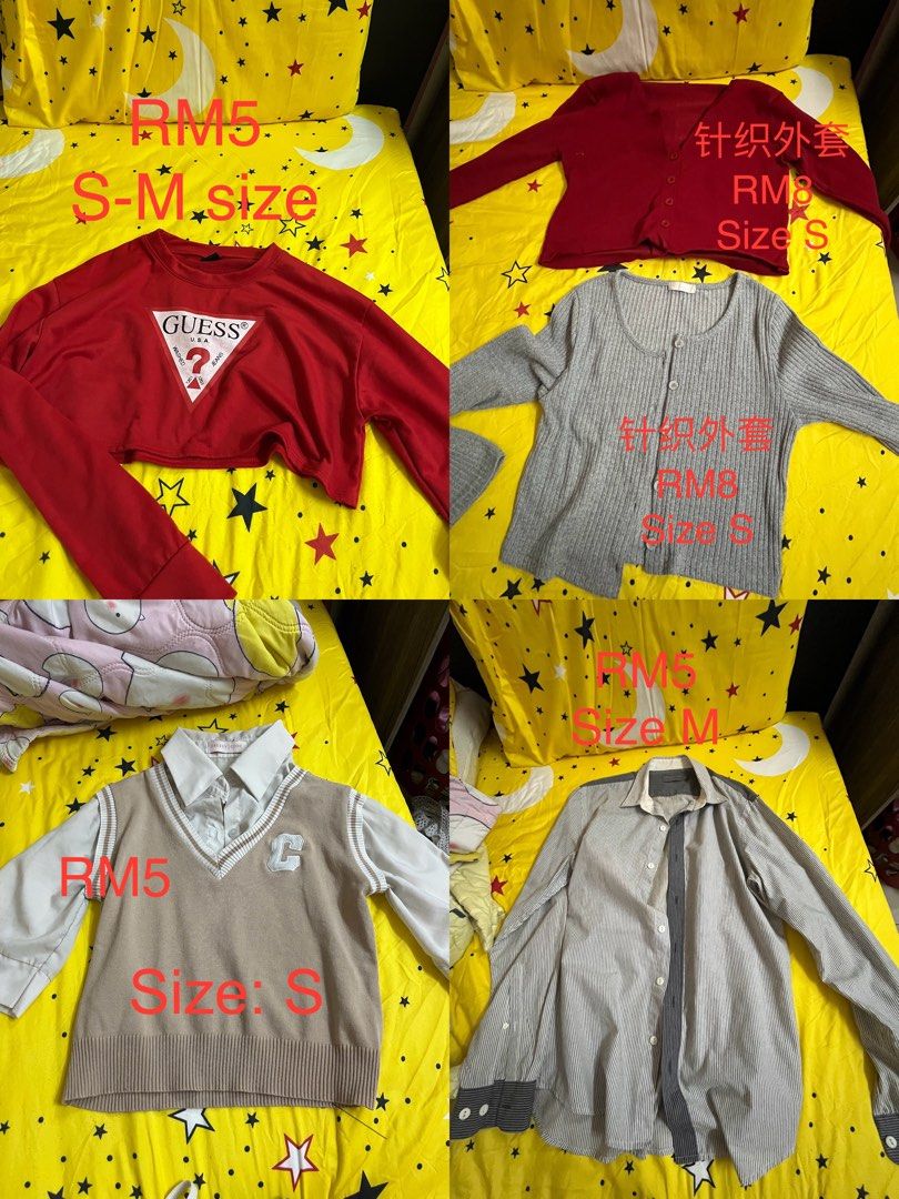Start from RM5 only, Women's Fashion, Tops, Other Tops on Carousell