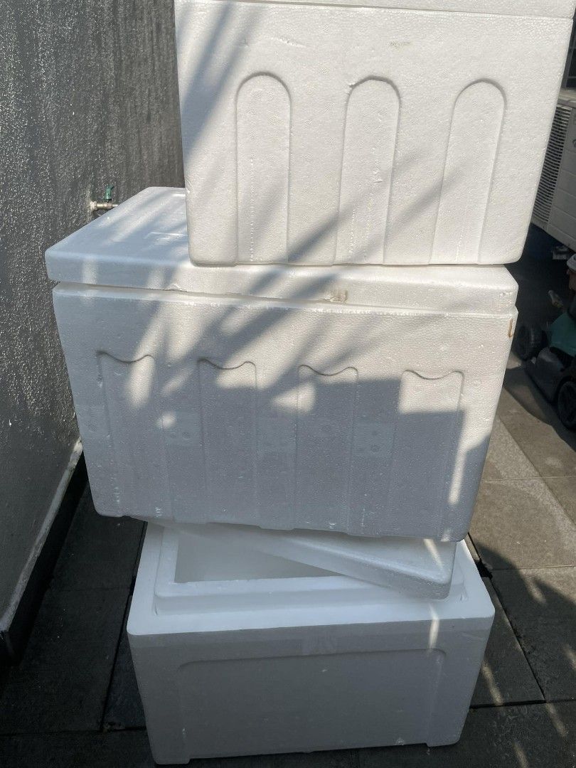 Styrofoam Boxes/ Ice cooler boxes, Furniture & Home Living, Home ...