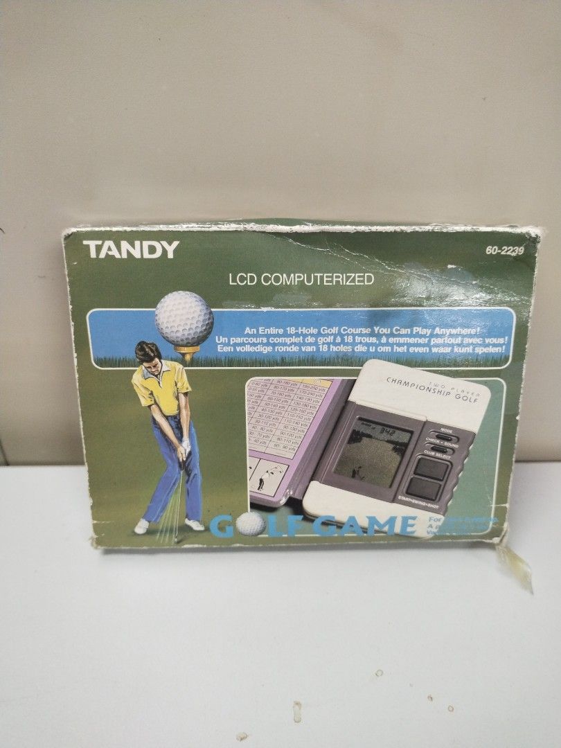 Tandy LCD Computerized Hand Held Golf Game 2 Player, Hobbies & Toys ...