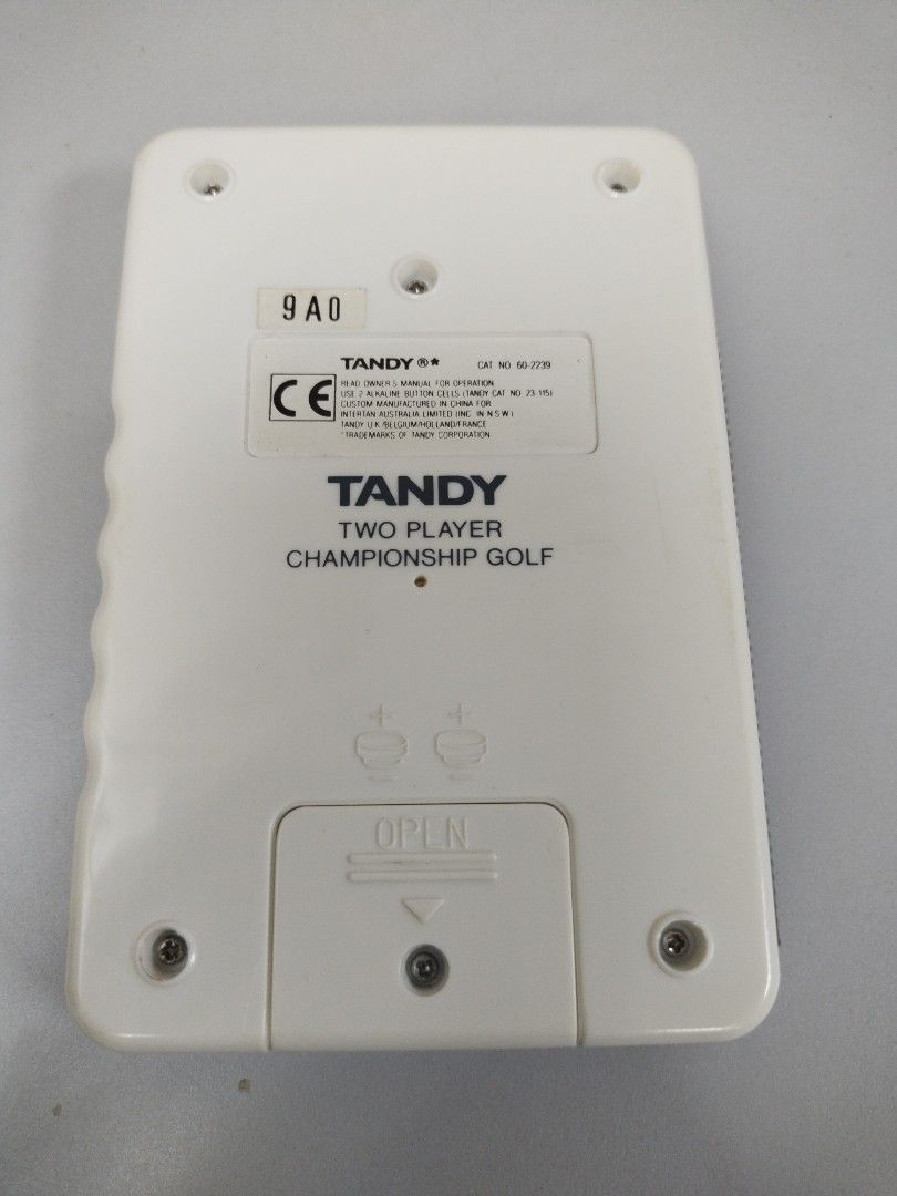 Tandy LCD Computerized Hand Held Golf Game 2 Player, Hobbies & Toys ...