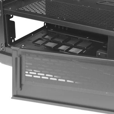 TECWARE EDGE AIR TG ATX PC CASE WITH 4X120MM FANS (BLACK) on Carousell