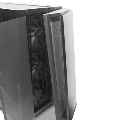 TECWARE EDGE AIR TG ATX PC CASE WITH 4X120MM FANS (BLACK) on Carousell