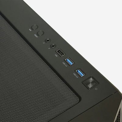 TECWARE EDGE AIR TG ATX PC CASE WITH 4X120MM FANS (BLACK) on Carousell