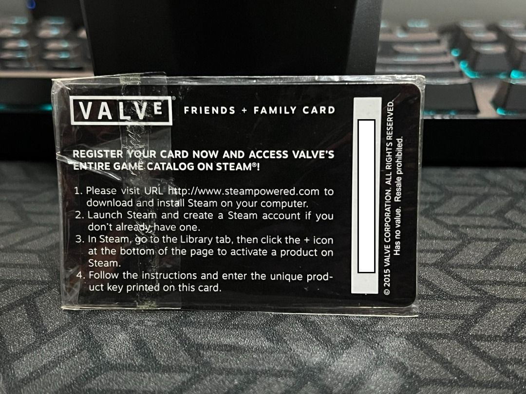 Valve/Steam Friends & Family Complete Package, Video Gaming, Gaming ...