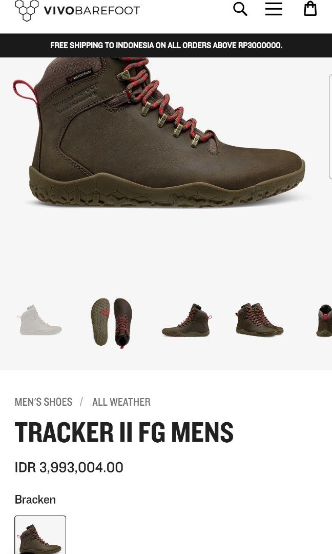 VIVO BAREFOOT TRACKER FG MENS, Fesyen Pria, Sepatu , Sepatu Boot di ...