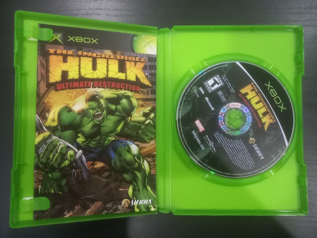 Xbox - Incredible Hulk Ultimate Destruction, Video Gaming, Video Games ...