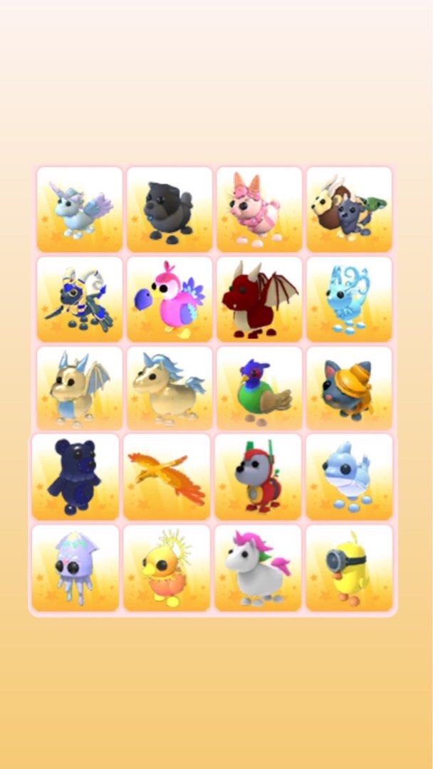 Adopt Me Pets Legendary, Video Gaming, Gaming Accessories, In-Game ...