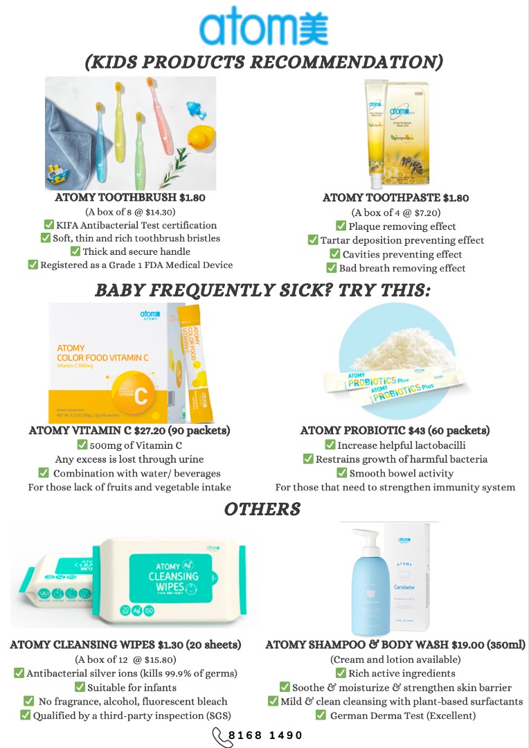 Atomy kids product recommendation, Babies & Kids, Nursing & Feeding ...