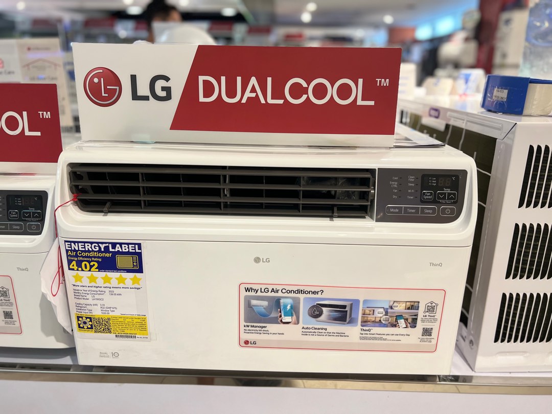Brand New LG Window Type Dual Inverter Aircon, TV & Home Appliances ...
