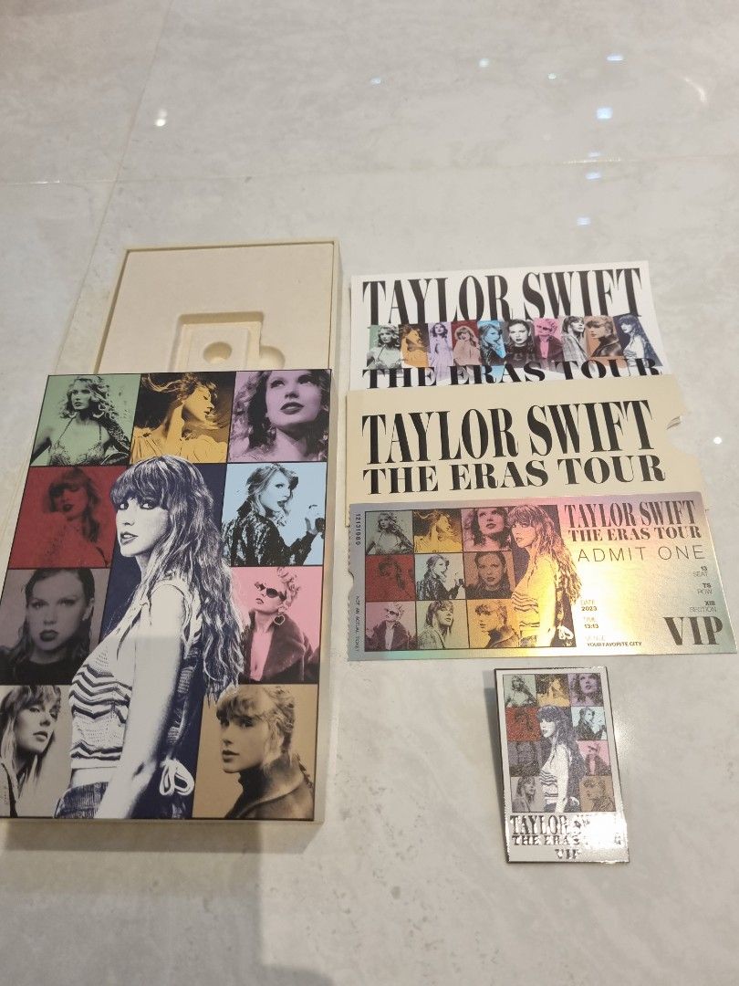 Brand New Taylor Swift Eras Tour Set of 10 Postcards, VIP Collectible ...