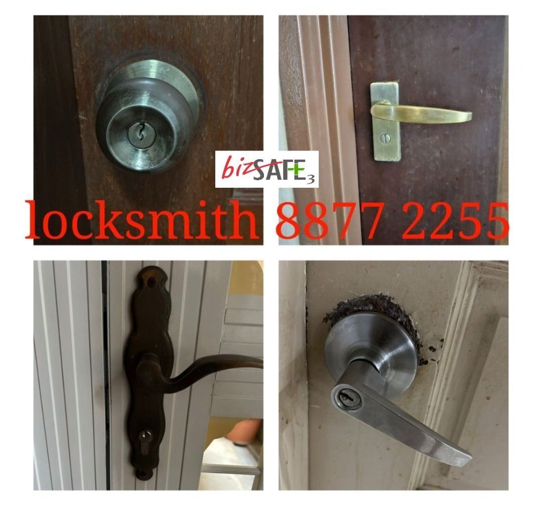 BTO HDB Main door Entrance Lock $250 nett 8877-2255 Jolene, Furniture ...