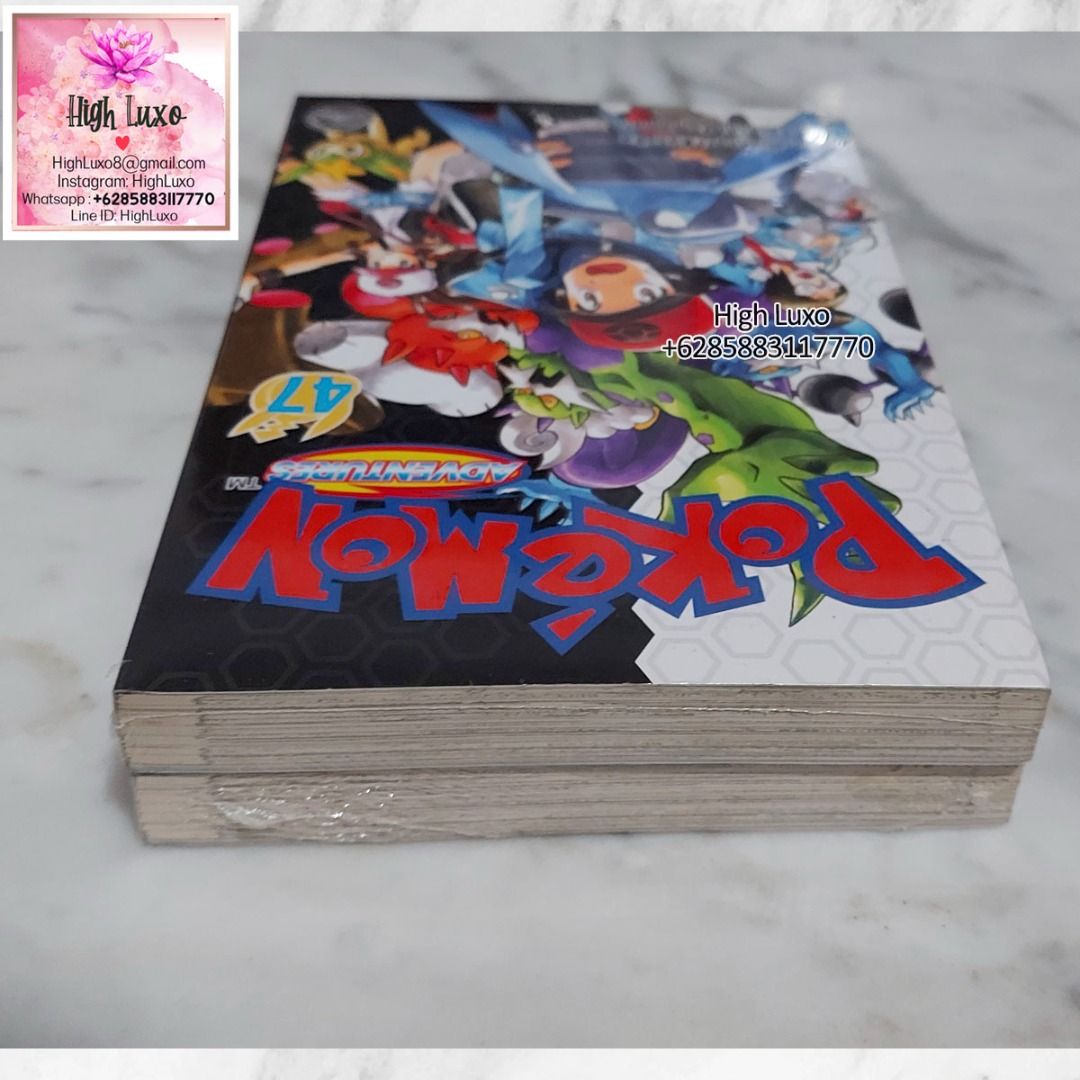 Buku Komik Pokemon Pokémon Adventures Vol 47 English Comic Book Manga ...