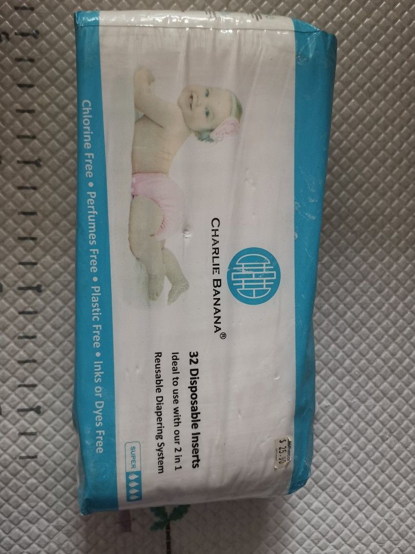 Charlie banana disposable inserts, Babies & Kids, Bathing & Changing ...