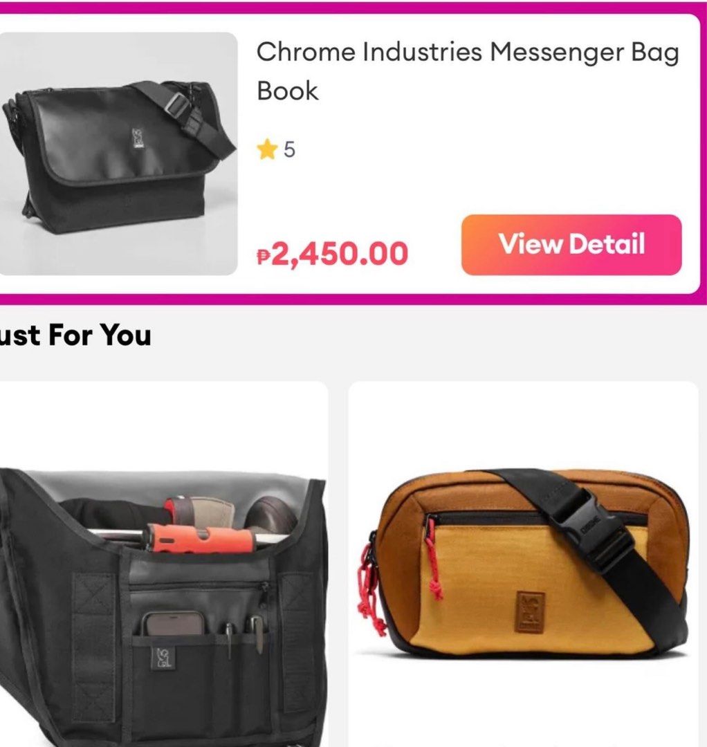 Chrome industries messenger bag, Women's Fashion, Bags & Wallets, Cross ...