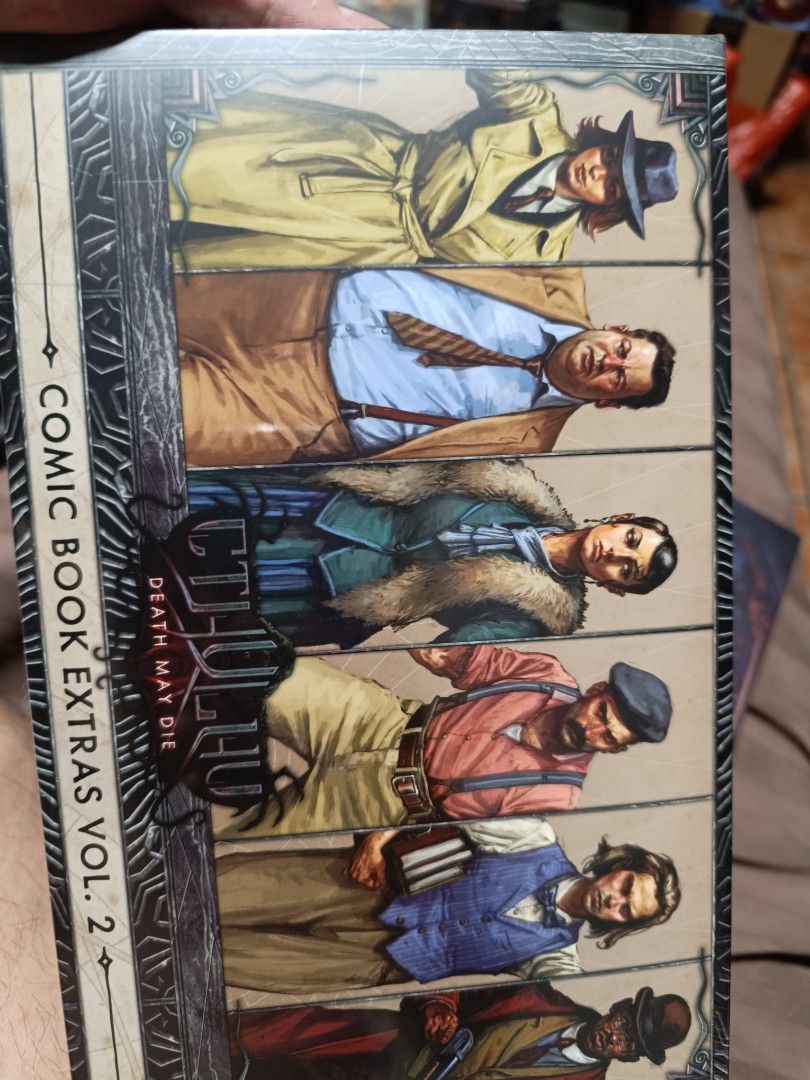 CMON Cthulhu Death May Die Comic book Vol.2 plus extra game play ...