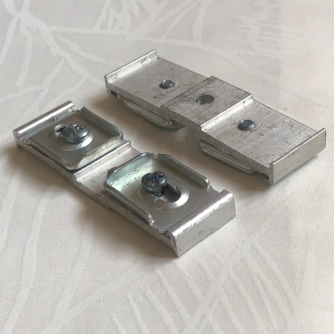 Curve/Flexible Track Double Ceiling Bracket Aluminium (2pcs), Furniture ...