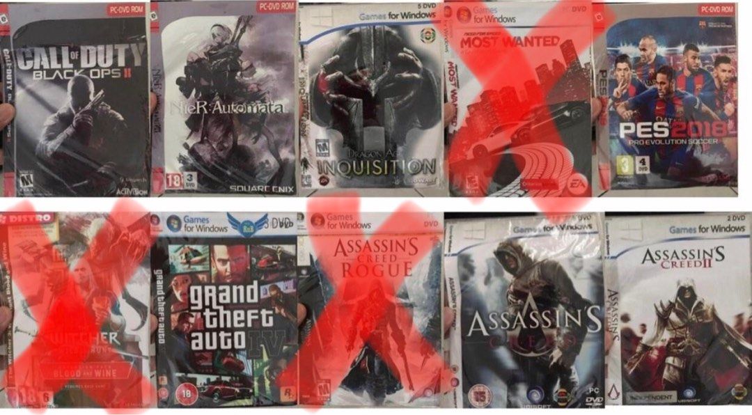 DVD PC Games 70.000 dapat 7., Video Game, Game di Carousell