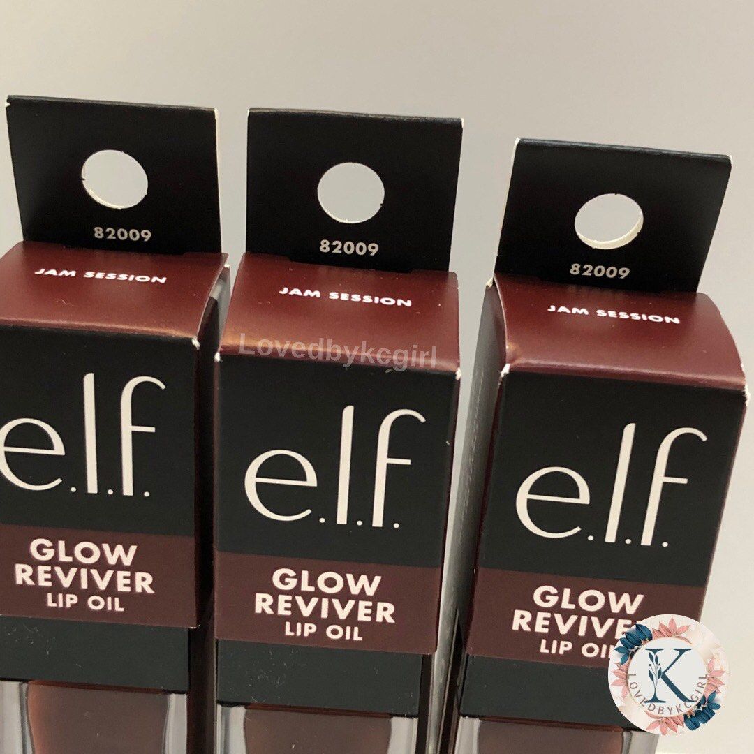 ELF Glow Reviver Lip Oil - Jam Sessions (Fullsize w box), Beauty ...