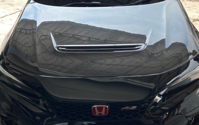 Honda Civic FE Carbon bonnet / CF fender type r fl5 vent VARIS 11th GEN ...