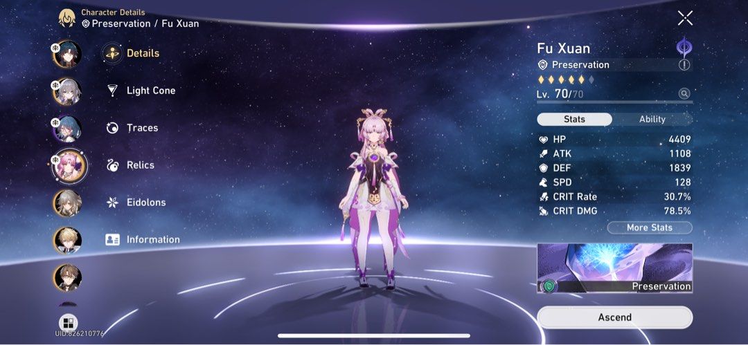 Honkai Star Rail account, Video Gaming, Video Games, Others on Carousell