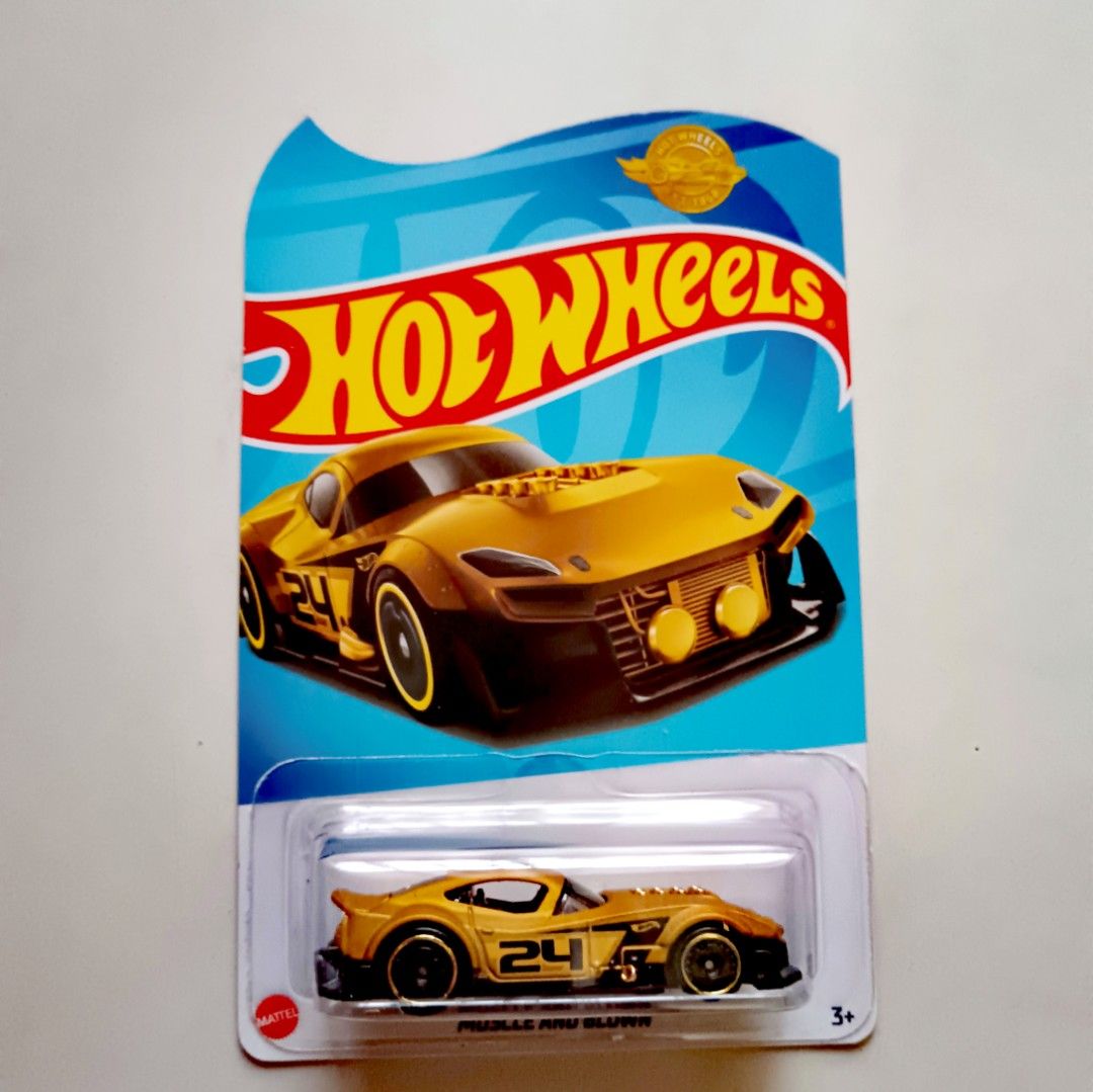 HOT WHEELS Special Edition Golden Muscle and Blown (HTF 97) + 1 Free ...