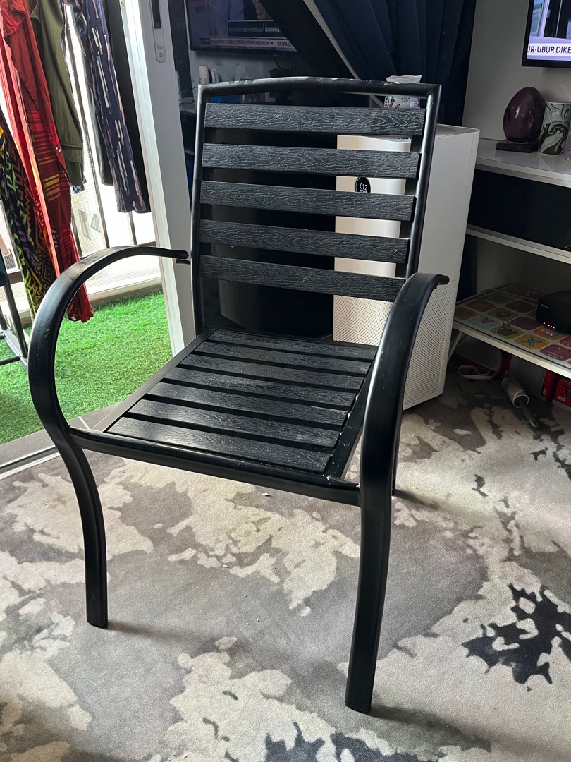 Kerusi Besi Heavy Duty, Furniture & Home Living, Furniture, Chairs on ...