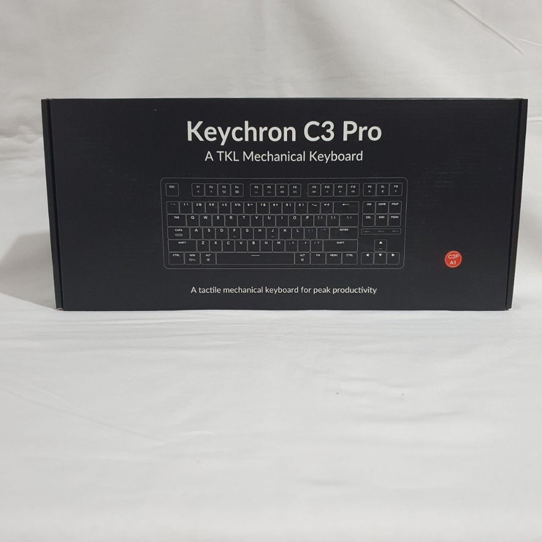 Keychron C3 Pro Wired Mechanical Keyboard - Red Switches (A1 ...