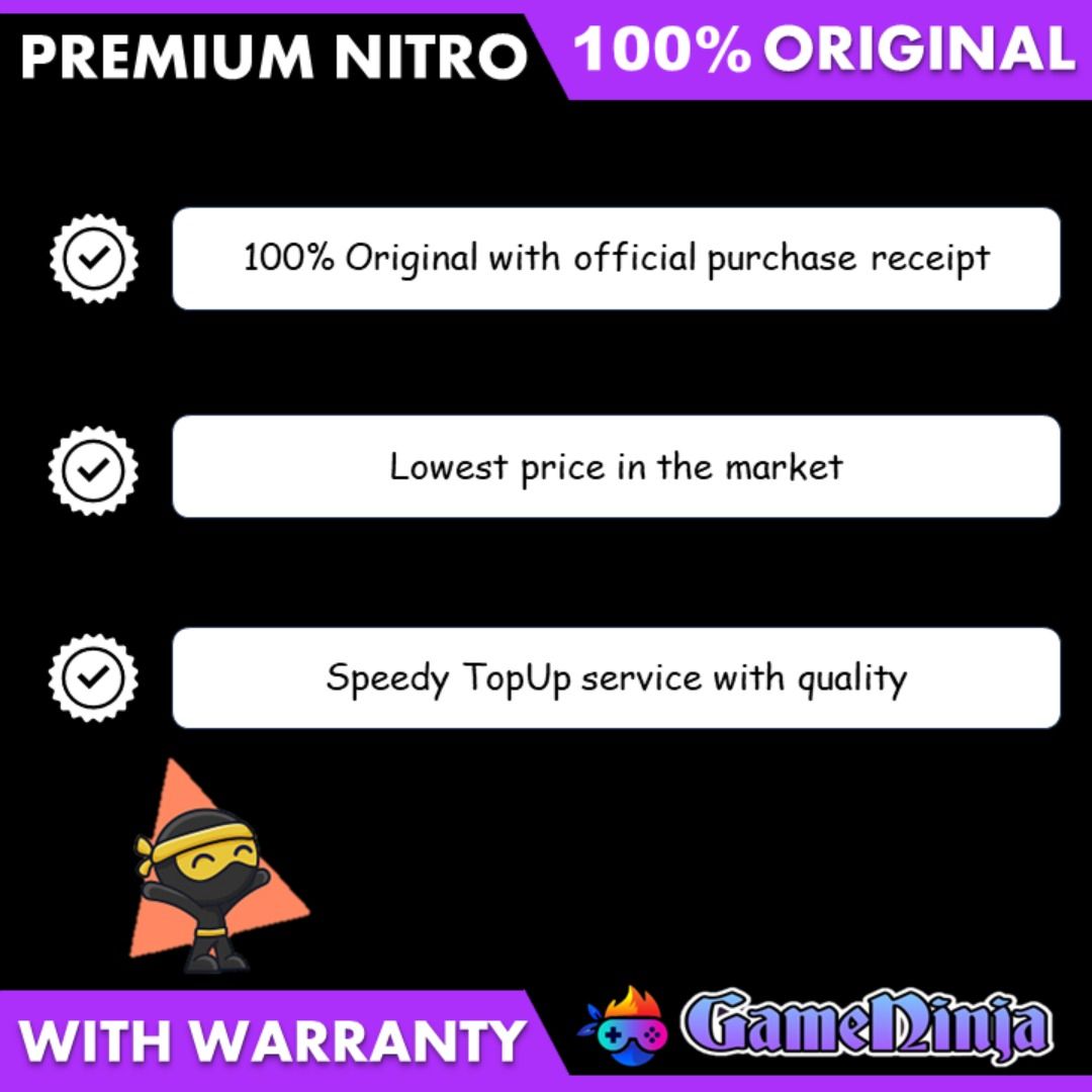 [LOGIN] 100% Authentic Cheapest Discord Nitro Profile Decorations, Video Gaming, Gaming ...