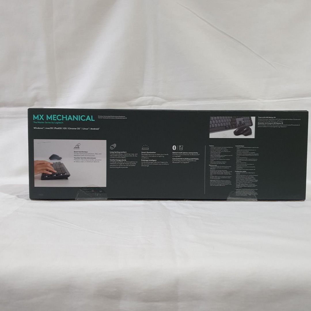 Logitech MX Mechanical Wireless Illuminated Performance Keyboard ...