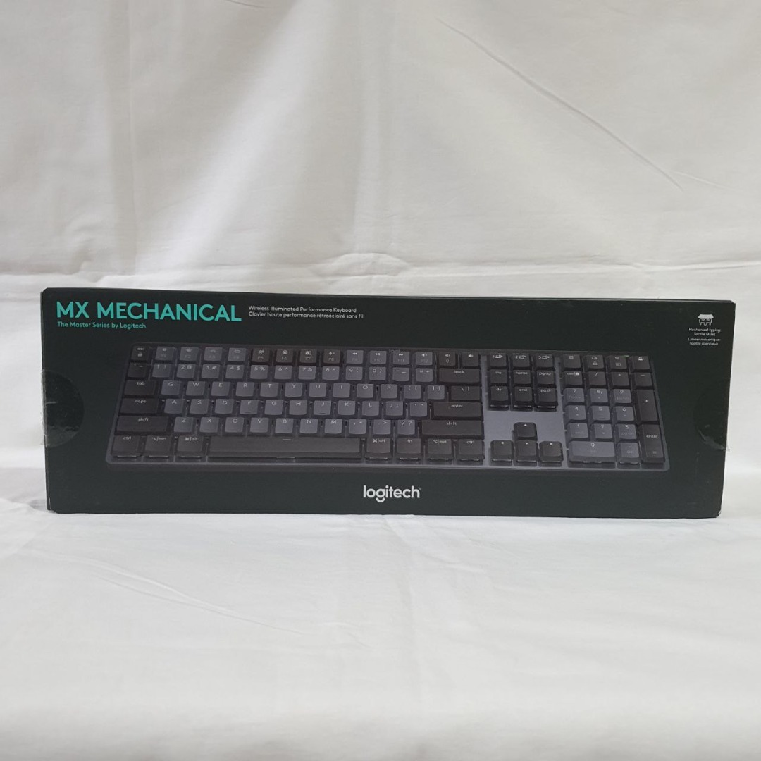 Logitech Mx Mechanical Wireless Illuminated Performance Keyboard Tactile Quiet Switches