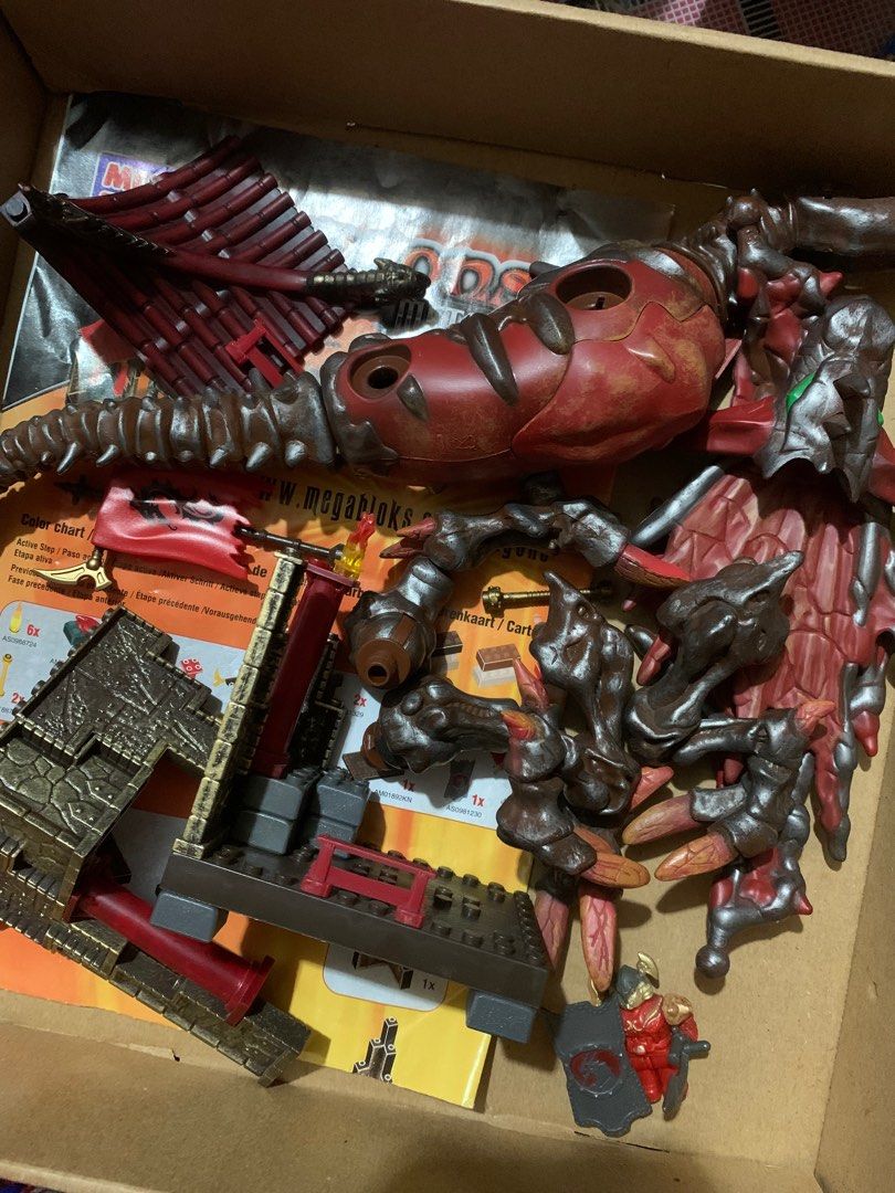 Mega Bloks Dark Inferno Dragon, Hobbies & Toys, Toys & Games on Carousell