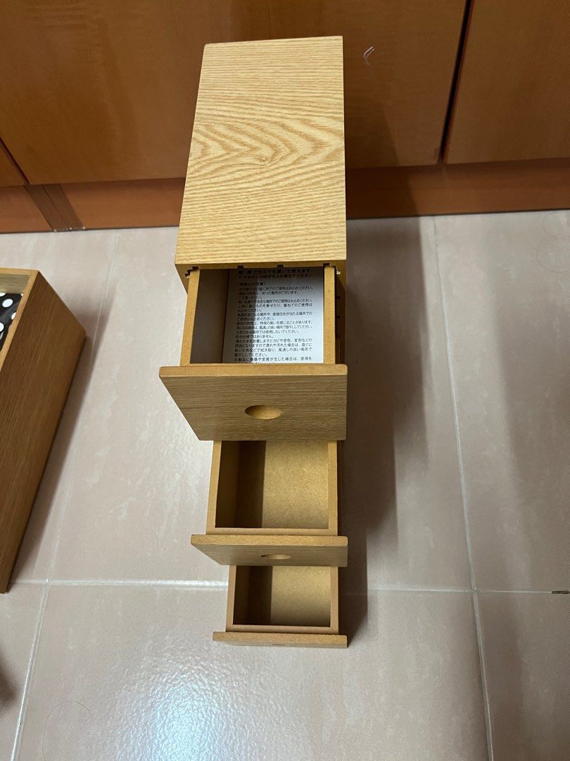 Last1‼️Muji Wooden A4 Letter Tray / 3drawers A5 / File Stand A5 ...
