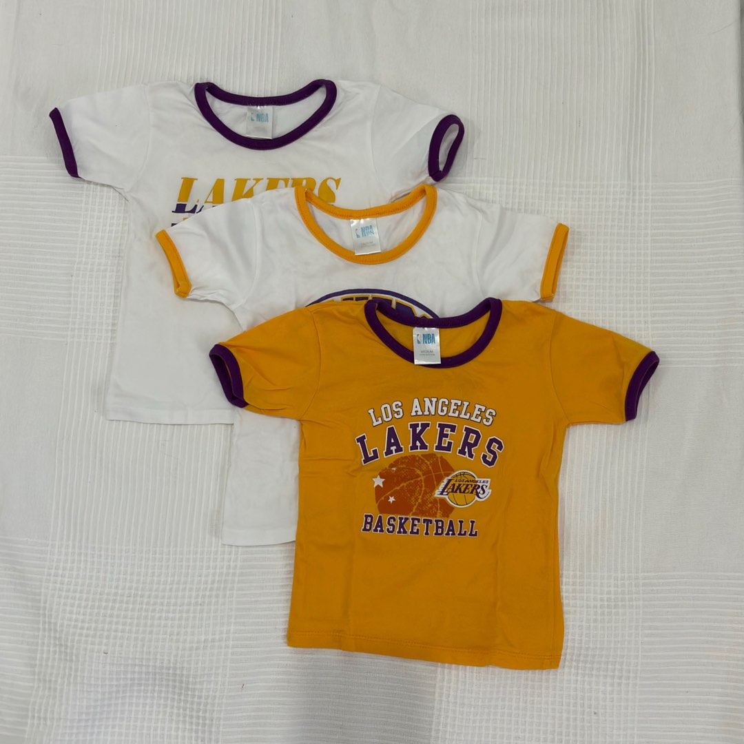NBA Lakers Tops, Babies & Kids, Babies & Kids Fashion on Carousell