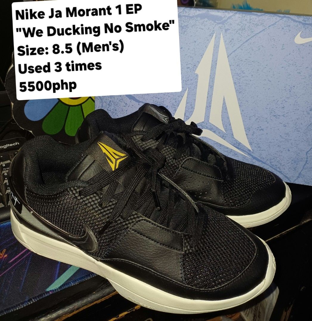 Nike Ja Morant 1 EP "We Ducking No Smoke", Men's Fashion, Footwear ...