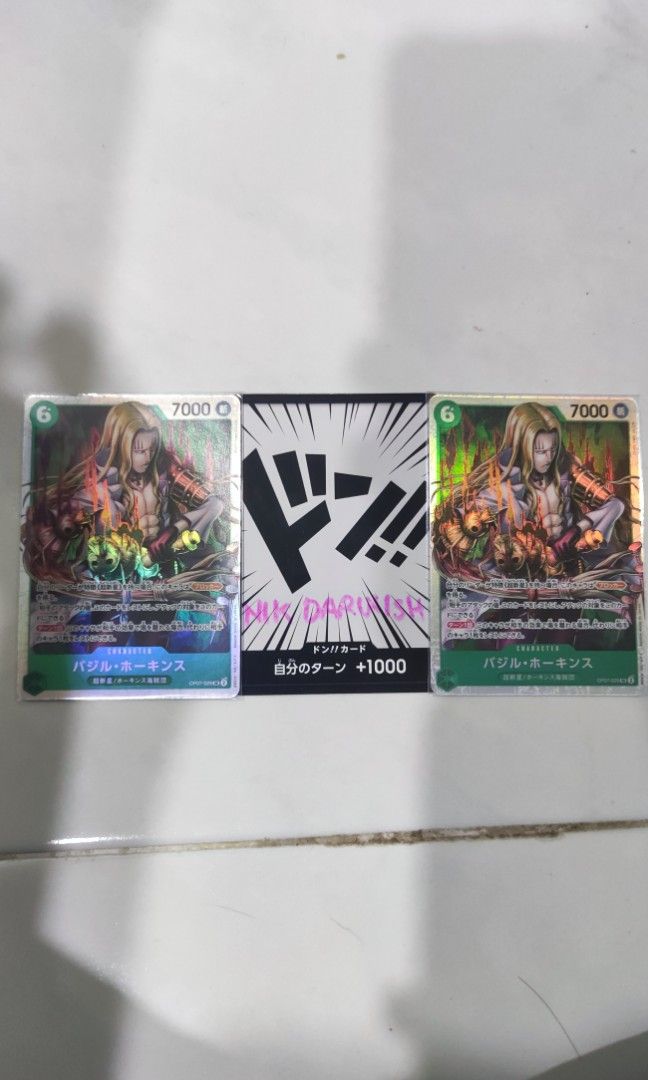 One Piece TCG OP07-029 Basil Hawkins Super Rare | Hawkins SR, Hobbies & Toys, Toys & Games on ...