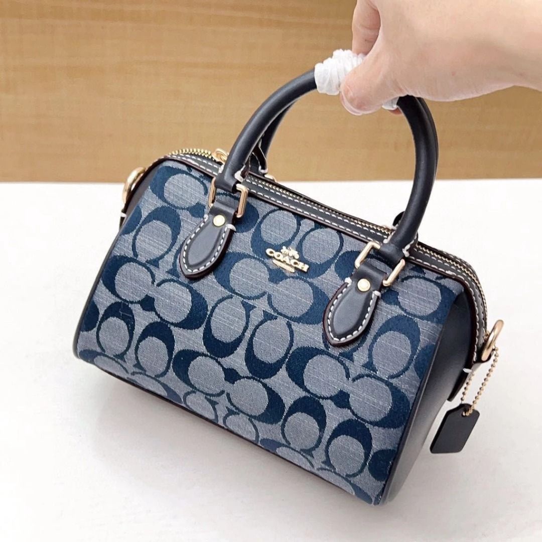 ORIGINAL 100% TAS BRANDED WANITA COACH CHAMBRAY BOSTON BAG BY falux.id ...