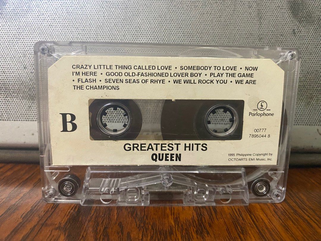 QUEEN GREATEST HITS CASSETTE TAPE - Philippine Release Original Music ...