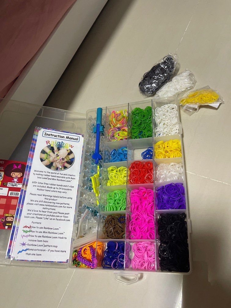Authentic Rainbow Loom set, Hobbies & Toys, Stationery & Craft ...