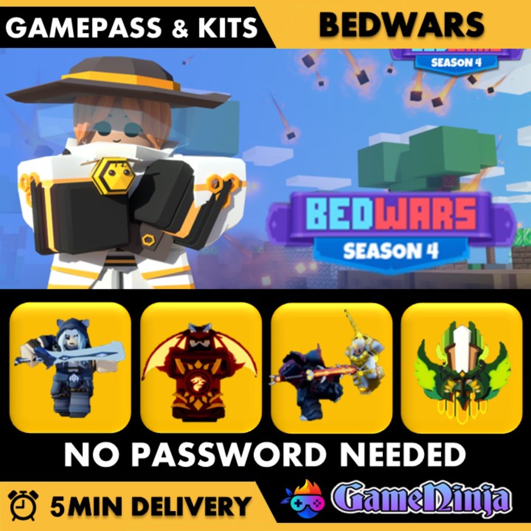 Roblox Bedwars Kits Battlepass, Video Gaming, Gaming Accessories, In-Game Products on Carousell
