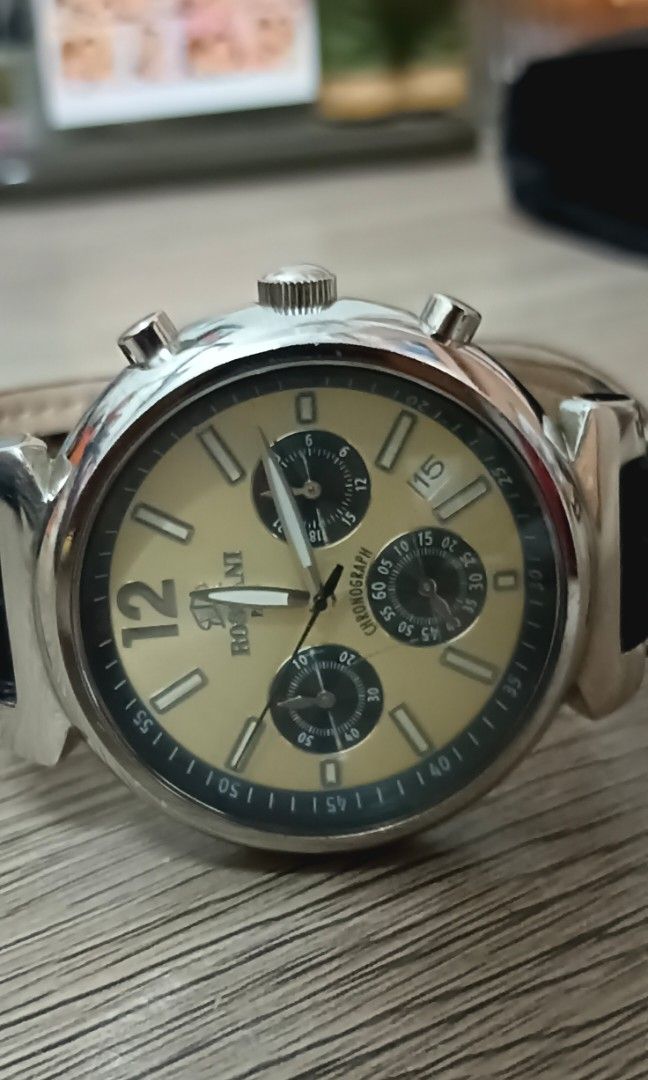 Roscani Paris Chronograph, Men's Fashion, Watches & Accessories ...