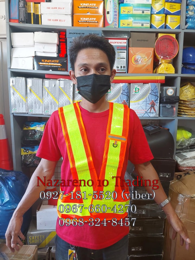 safety vest v-mesh type, Men's Fashion, Coats, Jackets and Outerwear on ...