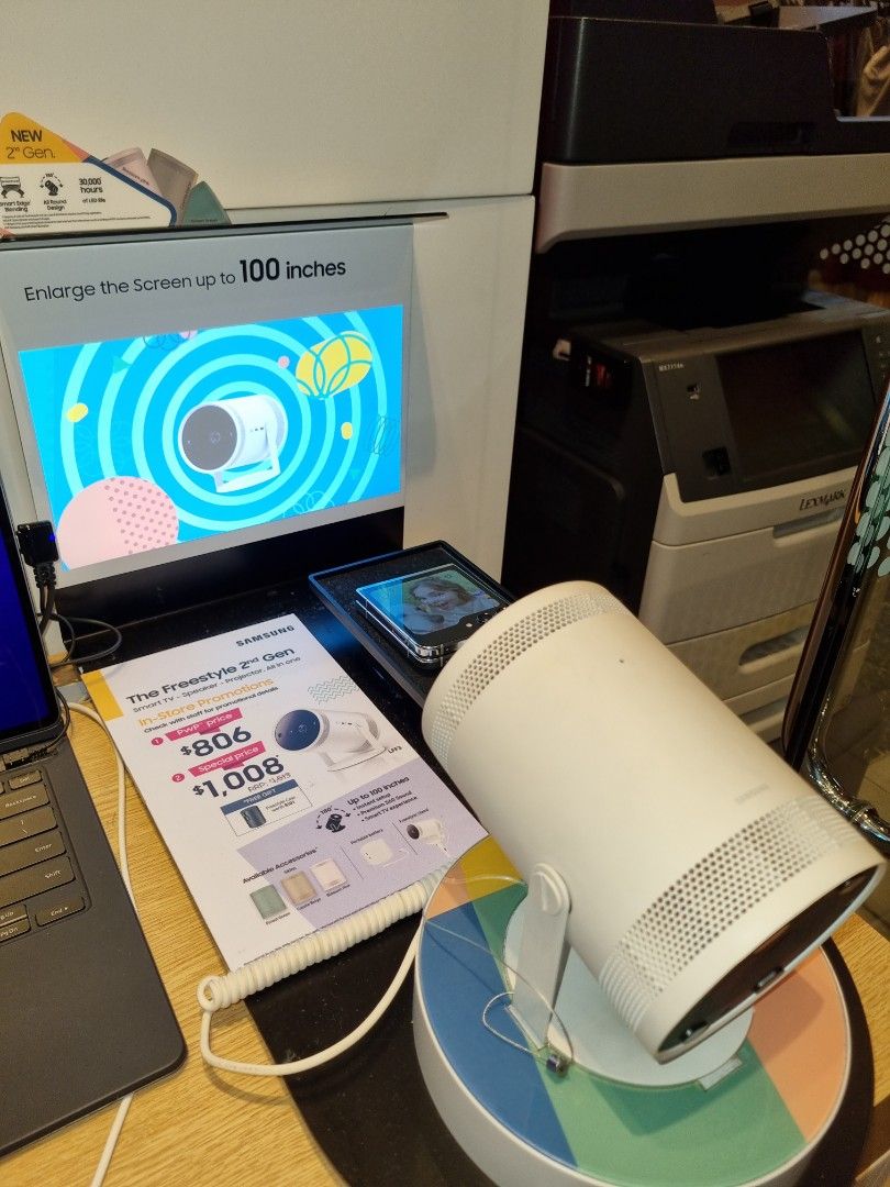 Samsung Projector: The Freestyle 2nd Gen Smart FHD Portable LED ...