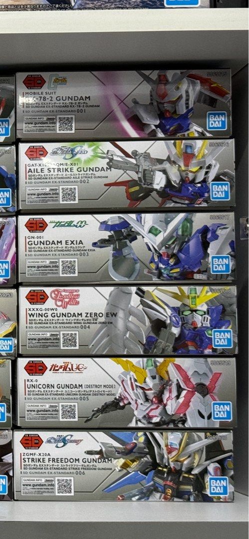 SD Gundam SDEX full set of 20, Hobbies & Toys, Toys & Games on Carousell