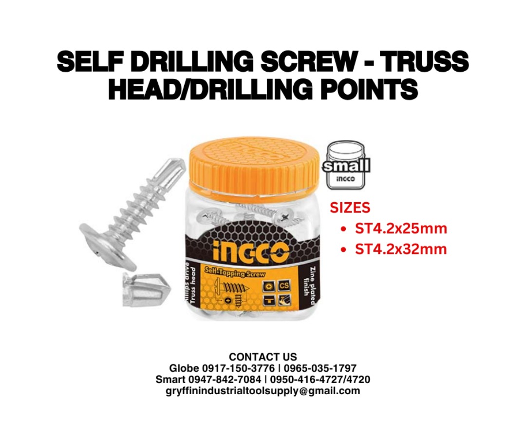 SEL DRILLING SCREW - TRUSS HEAD/DRILLING POINTS, Commercial ...