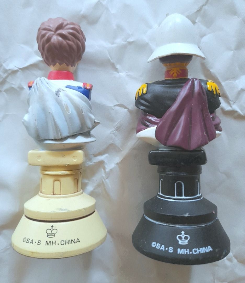 [SET of 2] Amuro Ray & Char Aznable Mini Bust Figure (RX-78-2 Gundam/MS ...