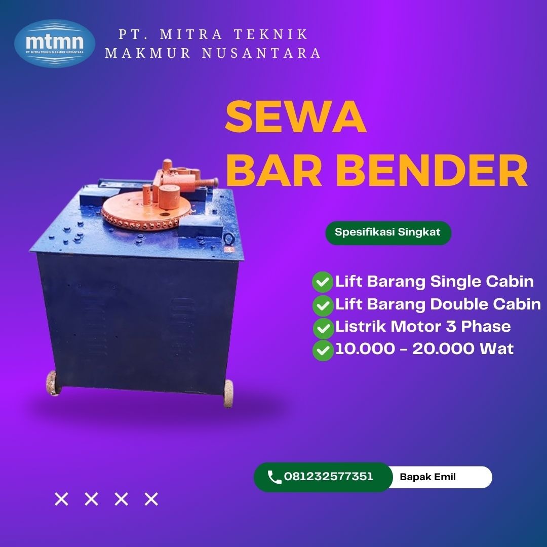 SEWA RENTAL BAR BENDER BAR BENDING HARGA BISA NEGO | BENDER DAN BENDING | MESIN PEMOTONG DAN ...