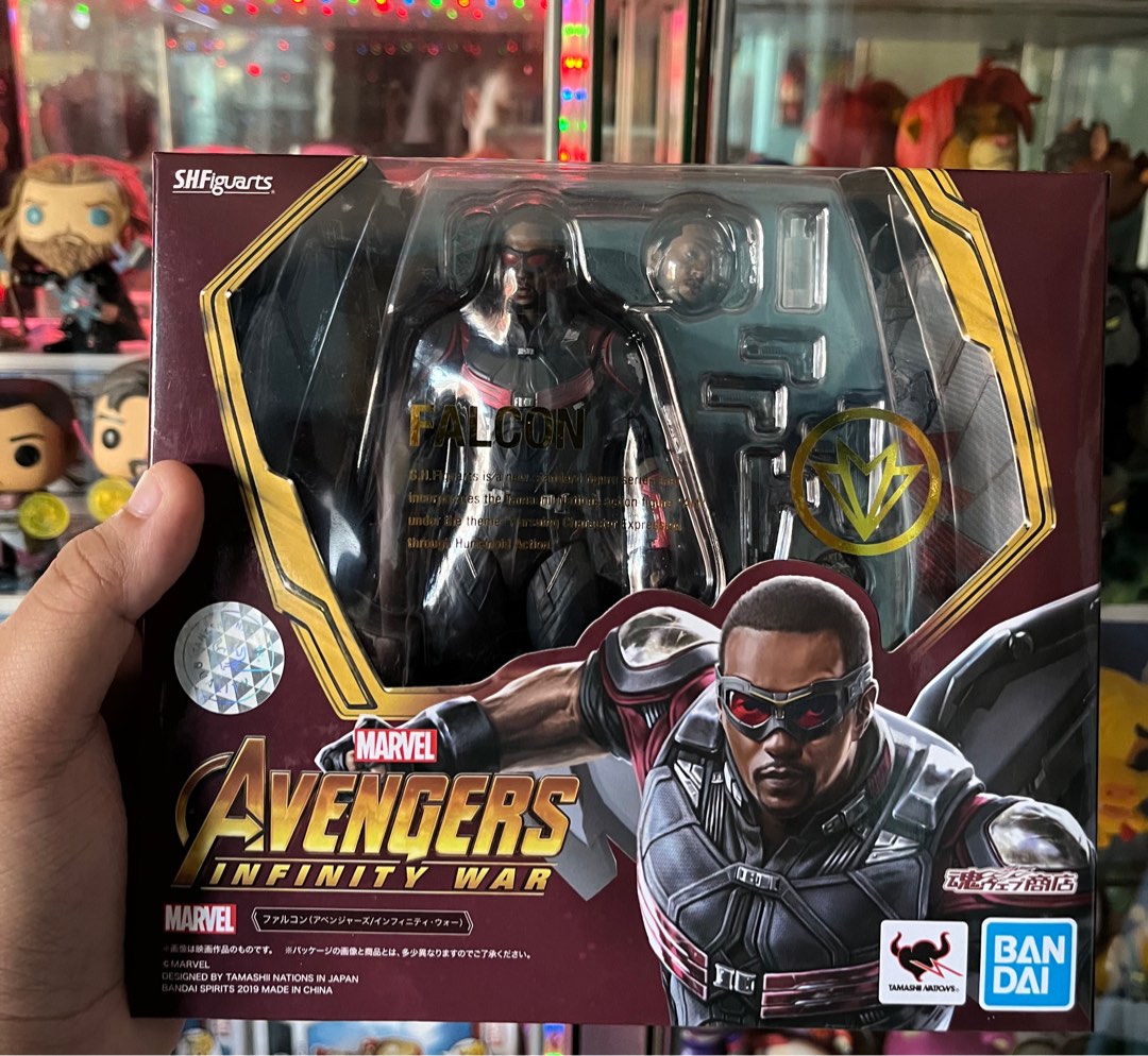 SHF Infinity War Falcon, Hobbies & Toys, Toys & Games on Carousell