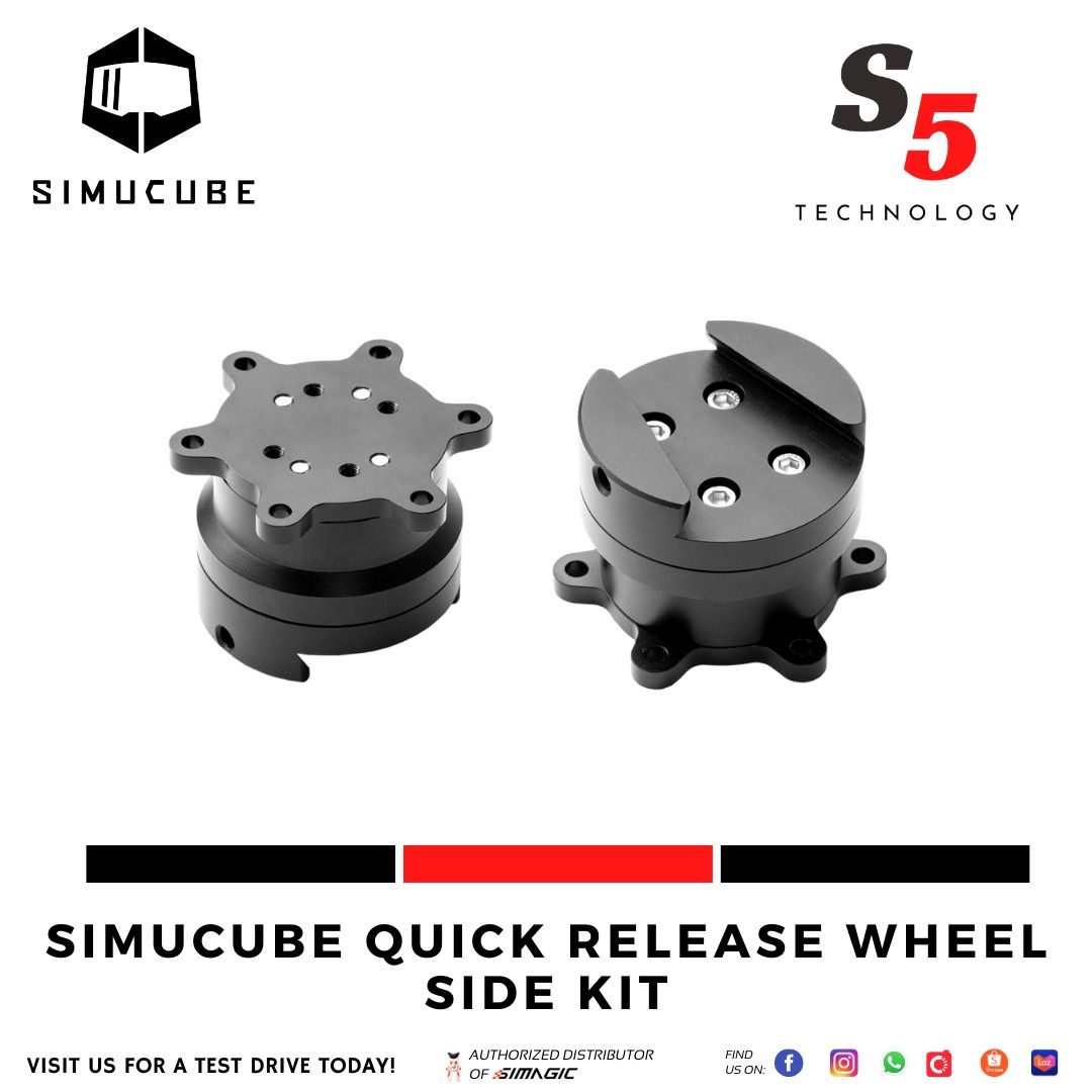 Simucube 2 Pro Direct Drive System - R2 / Simucube Quick Release Wheel ...